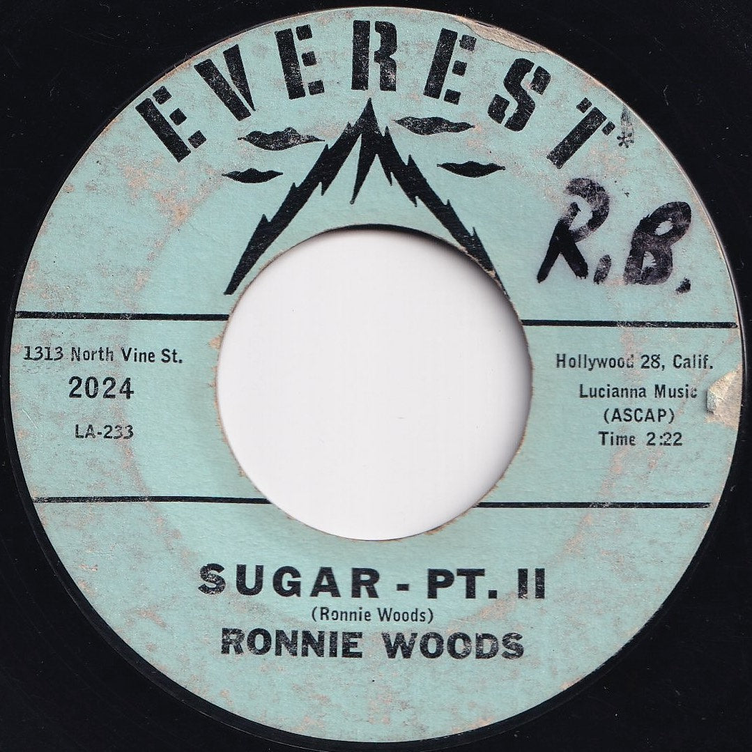 Ronnie Woods - Sugar (Part 1) / (Part 2) (7 inch Record / Used) – Solidity Records
