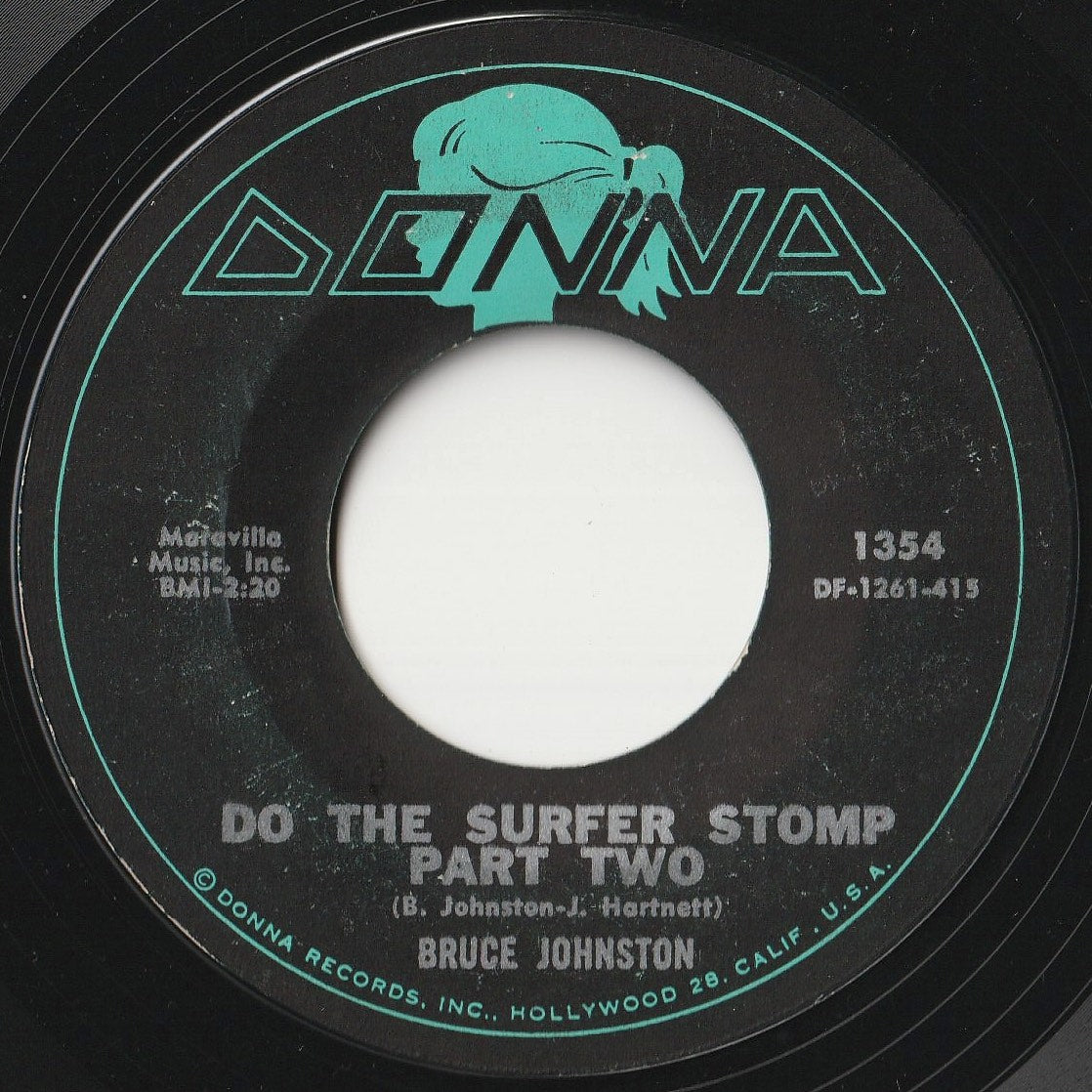 Bruce Johnston - Do The Surfer Stomp (Part 1) / (Part 2) (7 inch Recor ...